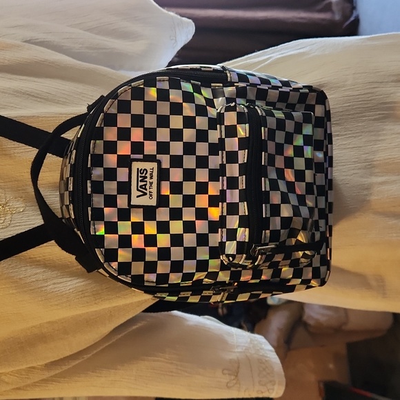 Vans | Bags | Vans Got This Mini Backpack Shiny Checkerboard Backpack 1 ...